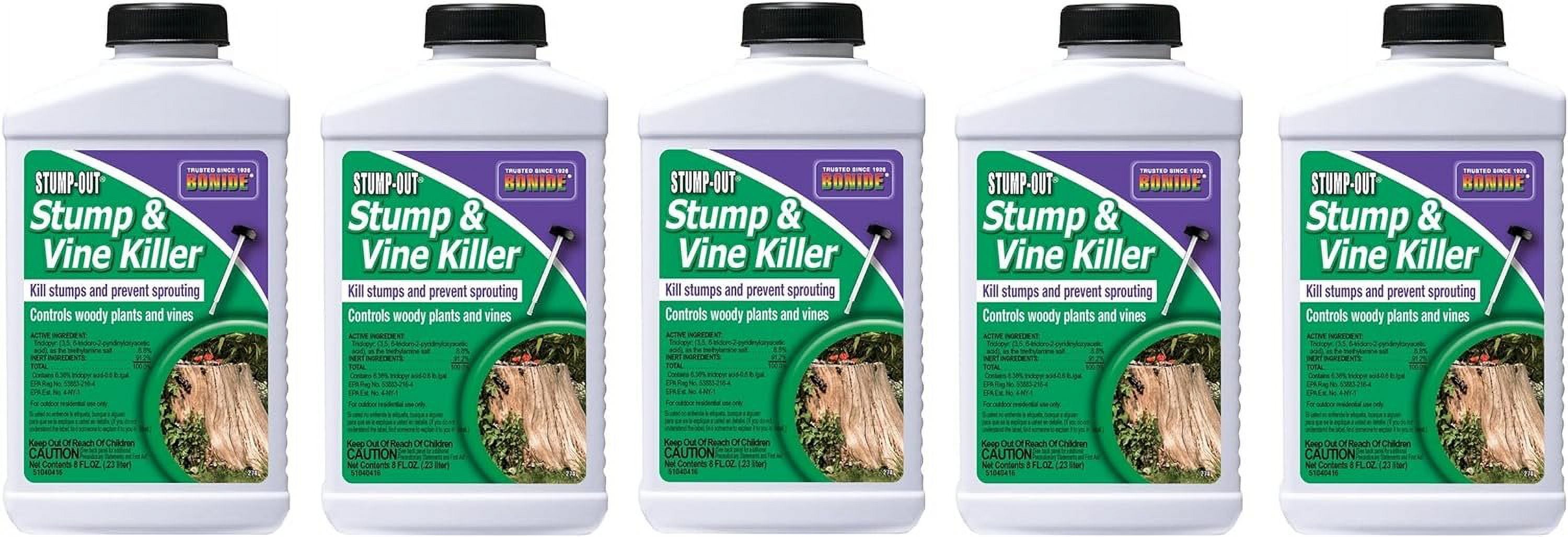 Bonide Vine Stump Killer with Applicator Concentrate 8 Oz, Pack of 5 ...