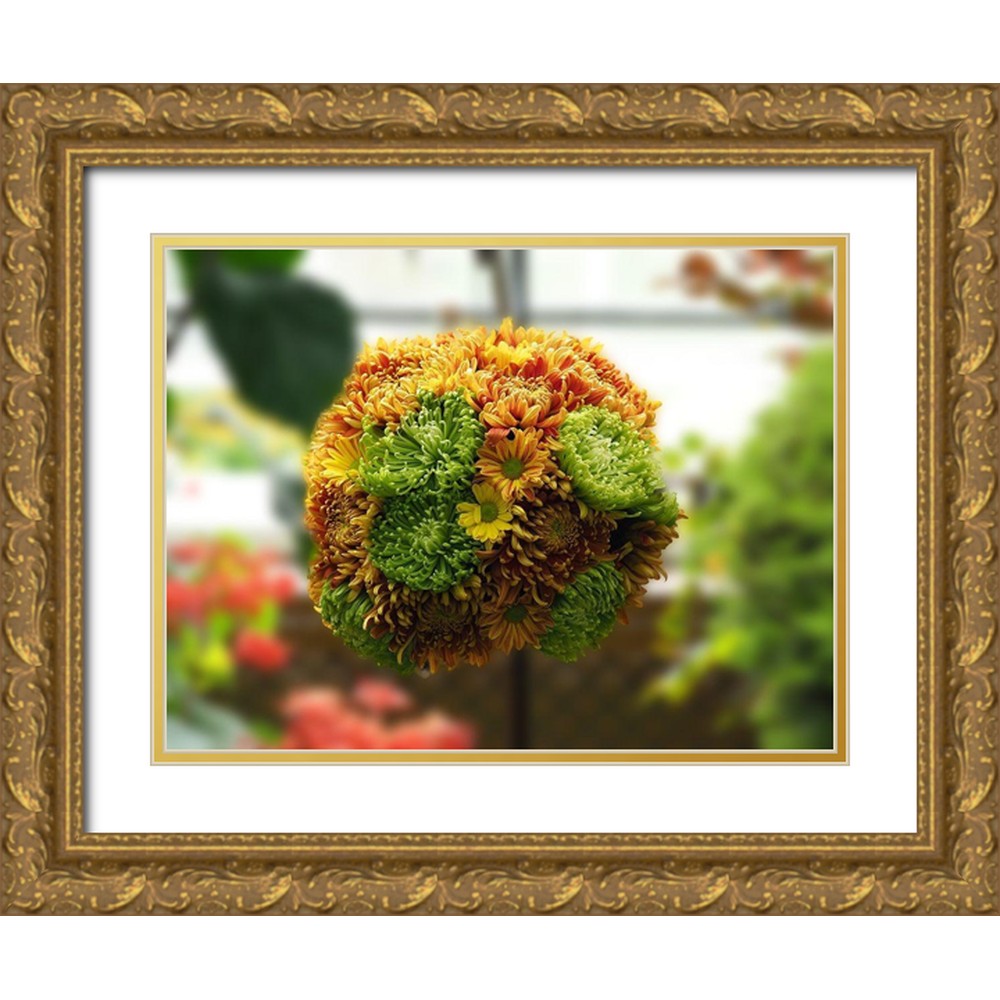 Bonin, Suzanne 14x12 Gold Ornate Wood Framed with Double Matting Museum ...