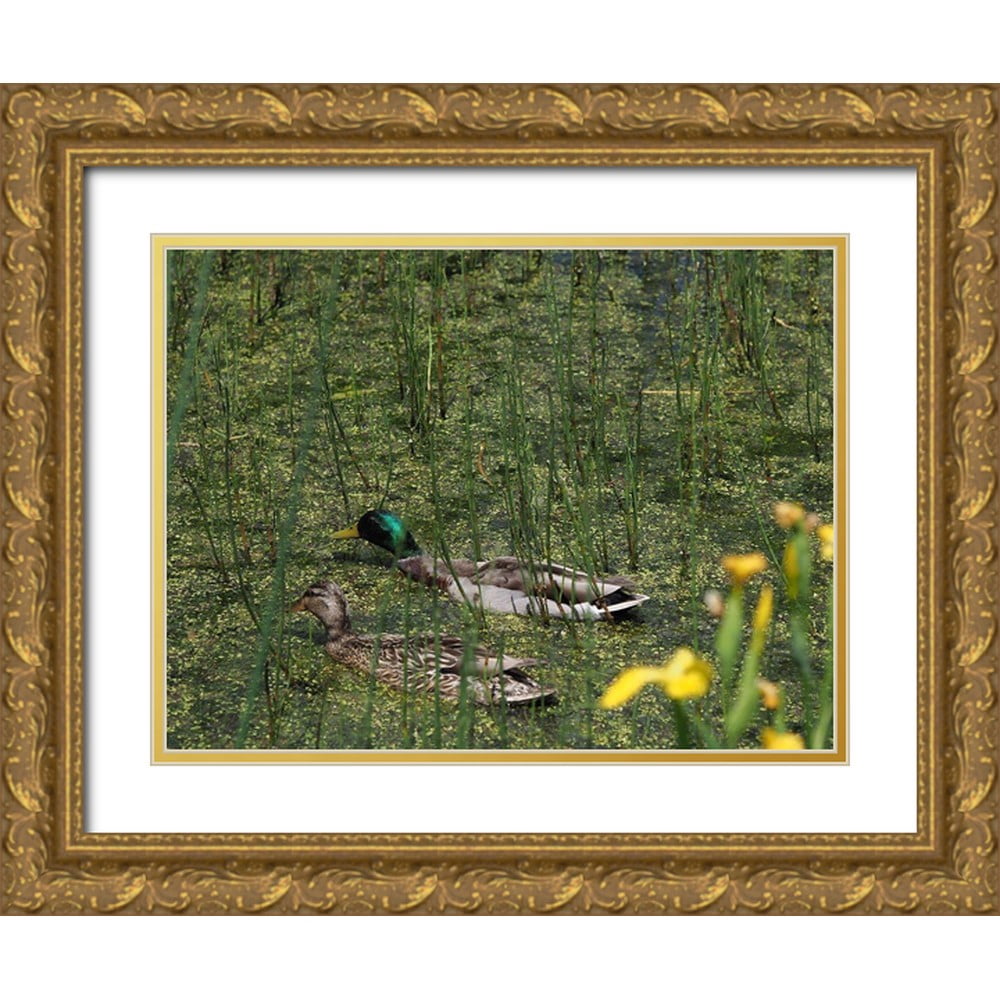 Bonin, Suzanne 24x19 Gold Ornate Wood Framed with Double Matting Museum ...