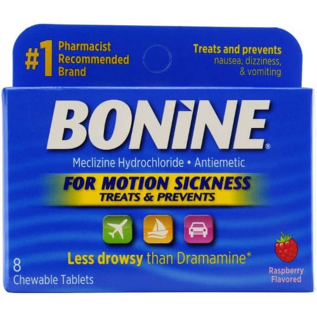 Bonine Motion Sickness Chewable (Pack of 14) - Walmart Business Supplies
