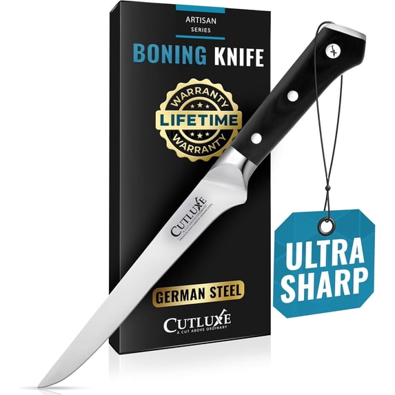 Boning Knife – 6" Razor Sharp Fillet – High Carbon rman Steel – Full ...