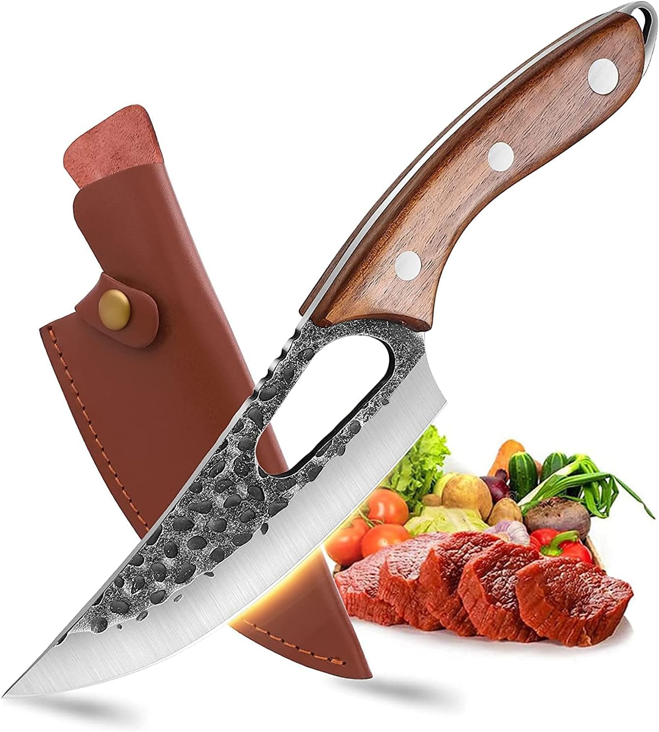 Boning knife Viking knife Outdoor knife Hunting knife Carbon steel ...