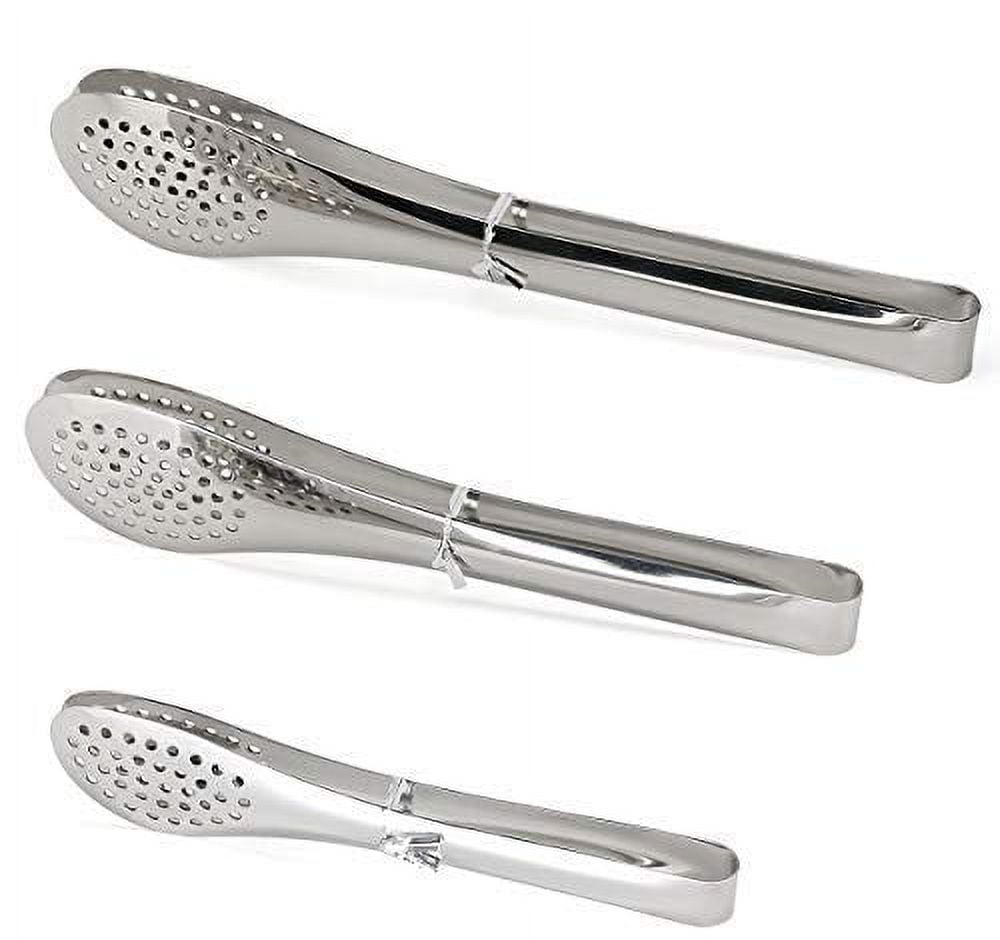 Bonison Heavy Duty 10" Stainless Steel Kitchen Tong, 3 Count - Walmart.com