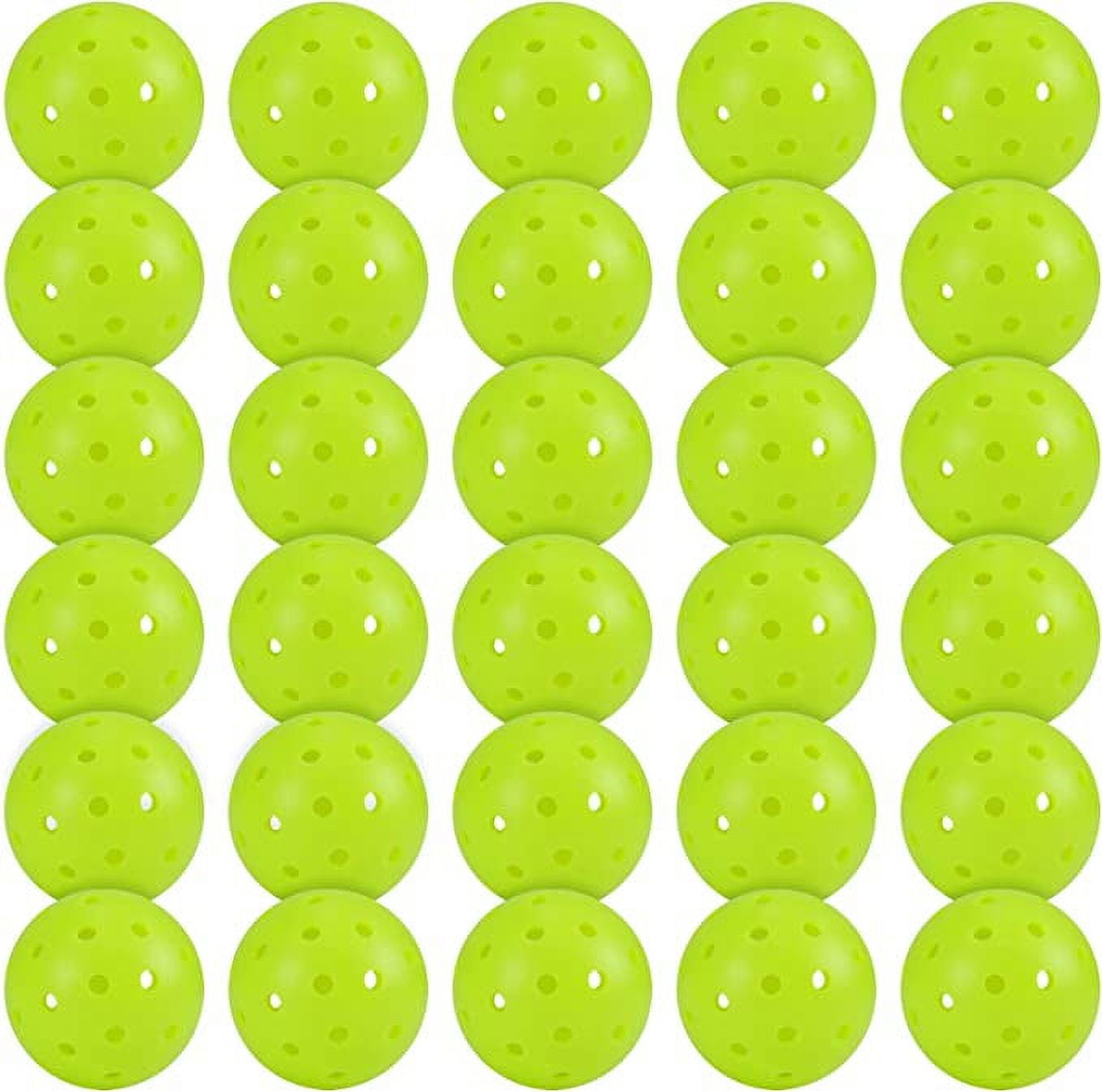 SPORTIC 30PC Green Pickleballs, USAPA Approved Tournament Play, Perfect ...
