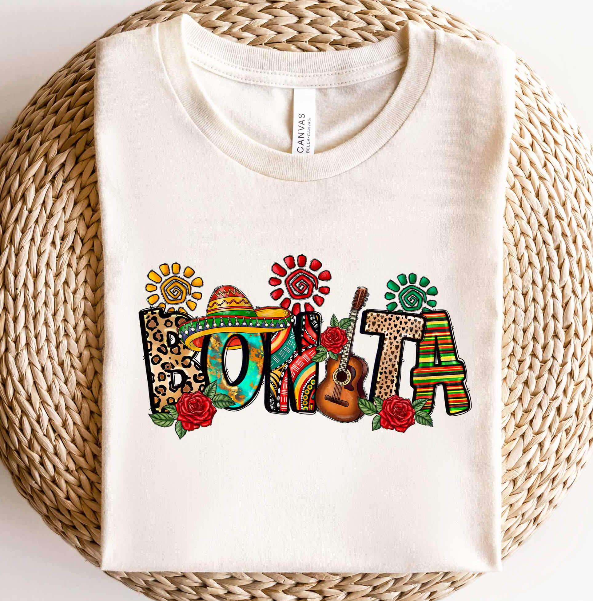 Bonita Let’s Fiesta Cinco de Mayo Shirt Tacos Shirt Tacos Before Vatos ...