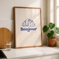 Bonjour Croissant Kitchen Cafe Minimalist Breakfast Paris Aesthetic ...