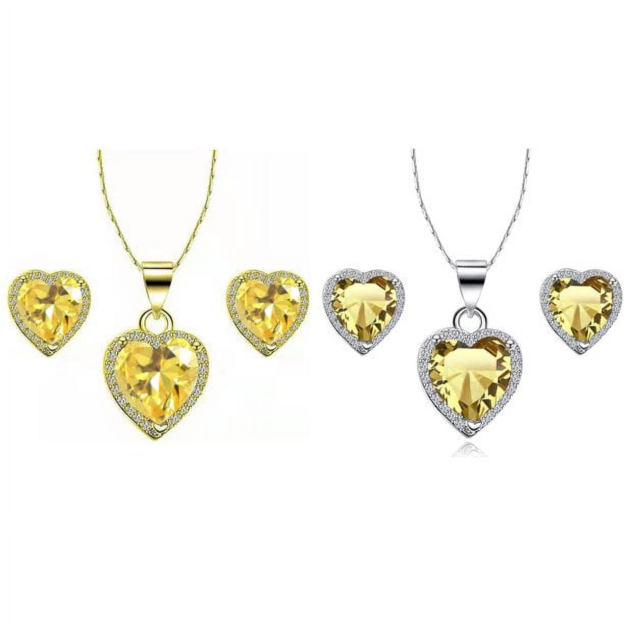 Bonjour Jewelers 24k Yellow and White Gold 2Ct Yellow Sapphire Full ...