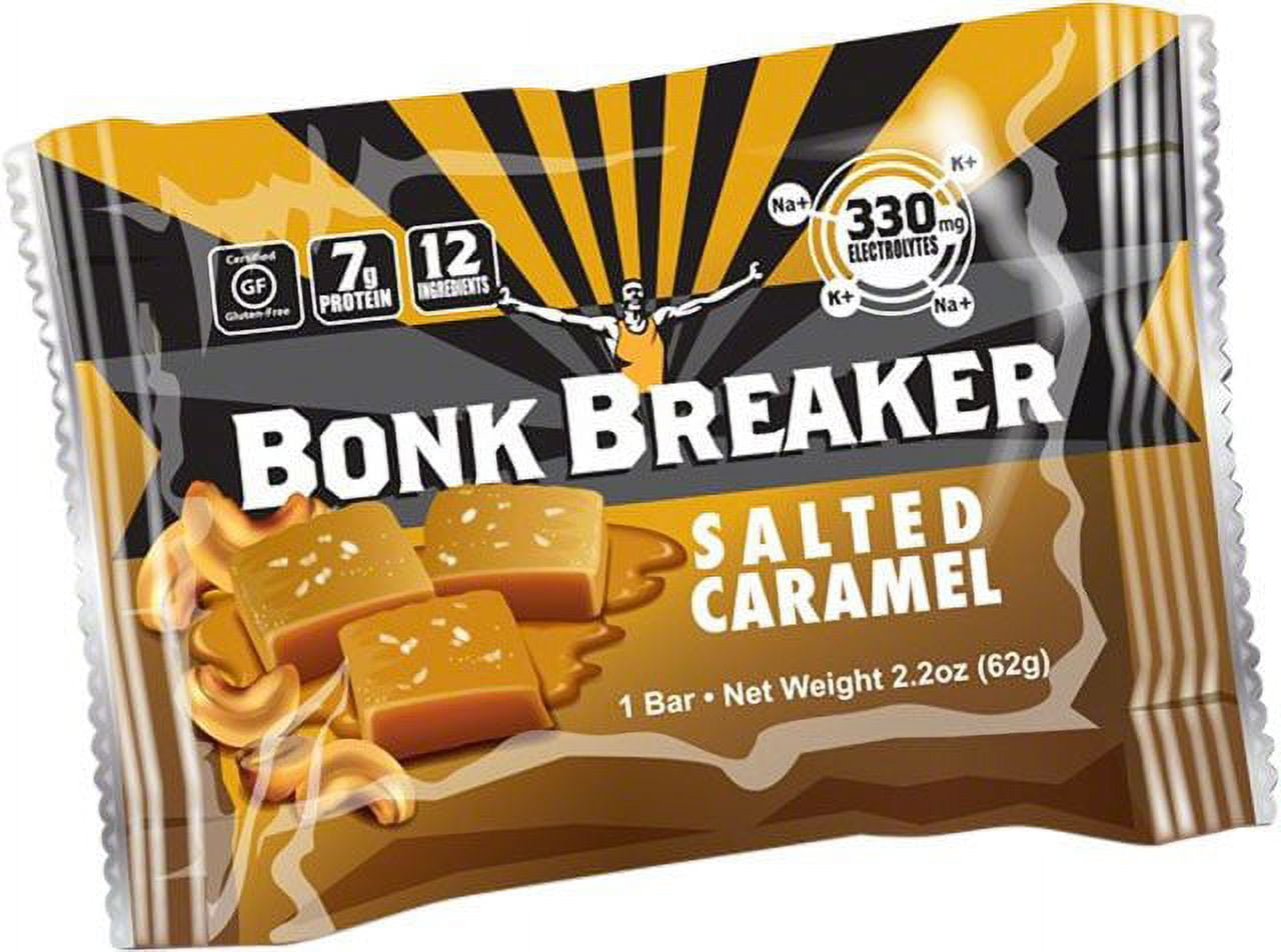 Bonk Breaker Energy Bar: Salted Caramel Box of 12 - Walmart.com
