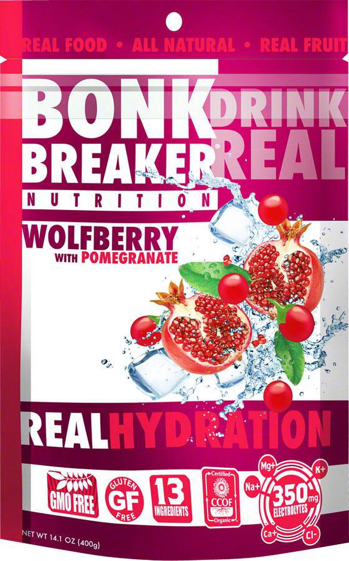 Bonk Breaker Hydration Drink Mix: Wolfberry with Pomegranate, 40 ...