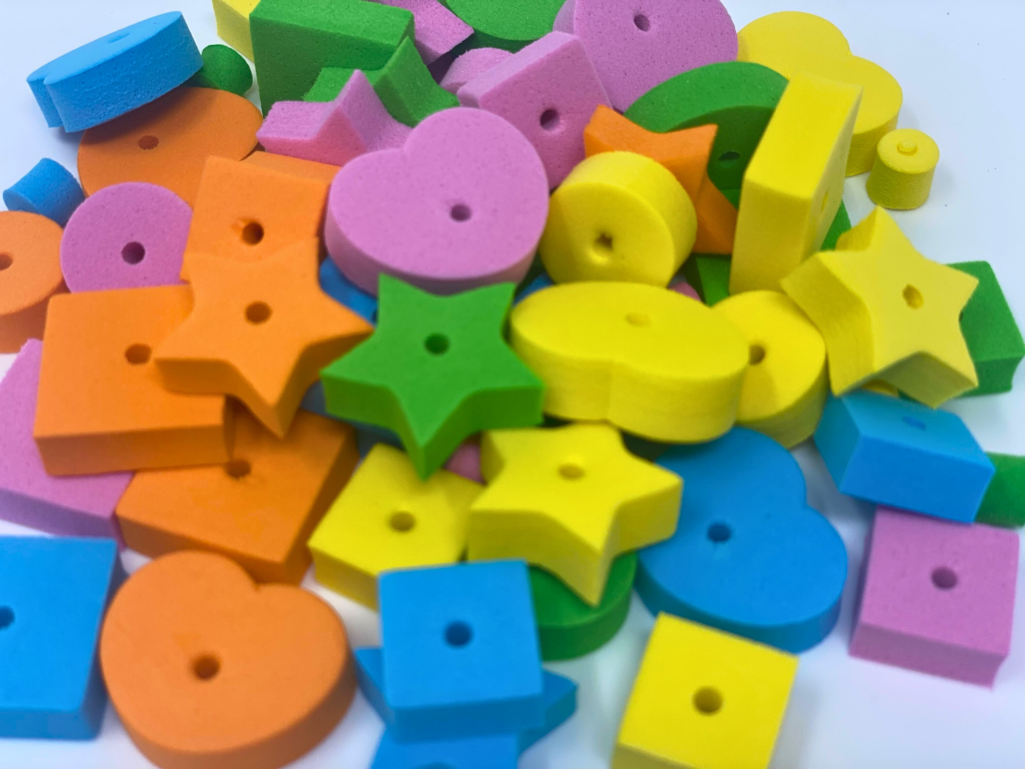 Bonka Bird Toys 1194 Colored Foam Beads 60 pcs Craft Part DIY - Walmart.com