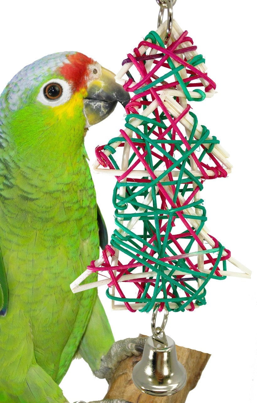 Bonka Bird Toys 1530 Large Christmas Tree Festive Vine Chew Santa ...