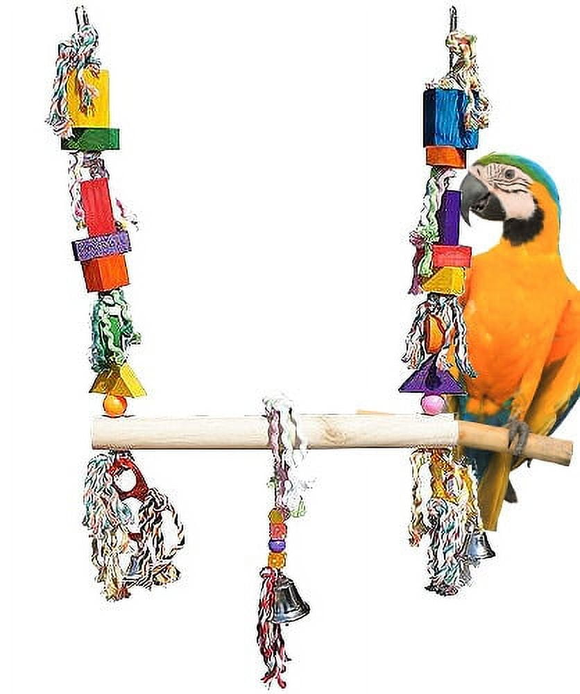 Bonka Bird Toys 1666 Massive Swing Huge Parrot Play Cage Toy - Walmart.com
