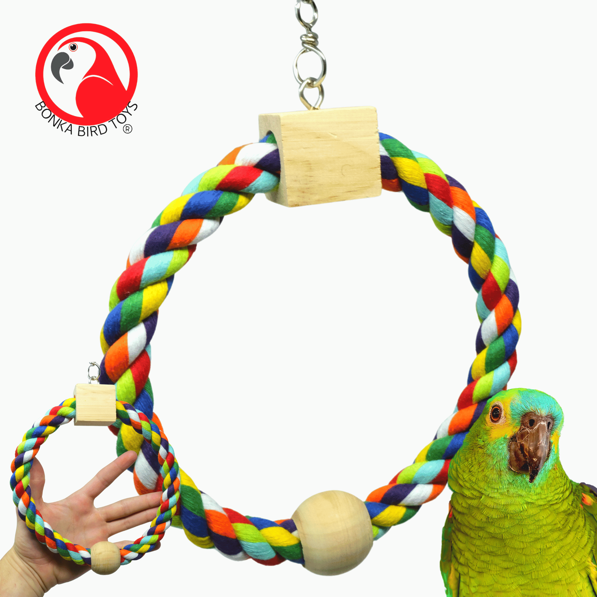 Bonka Bird Toys 1676 Rainbow Ring - Walmart.com