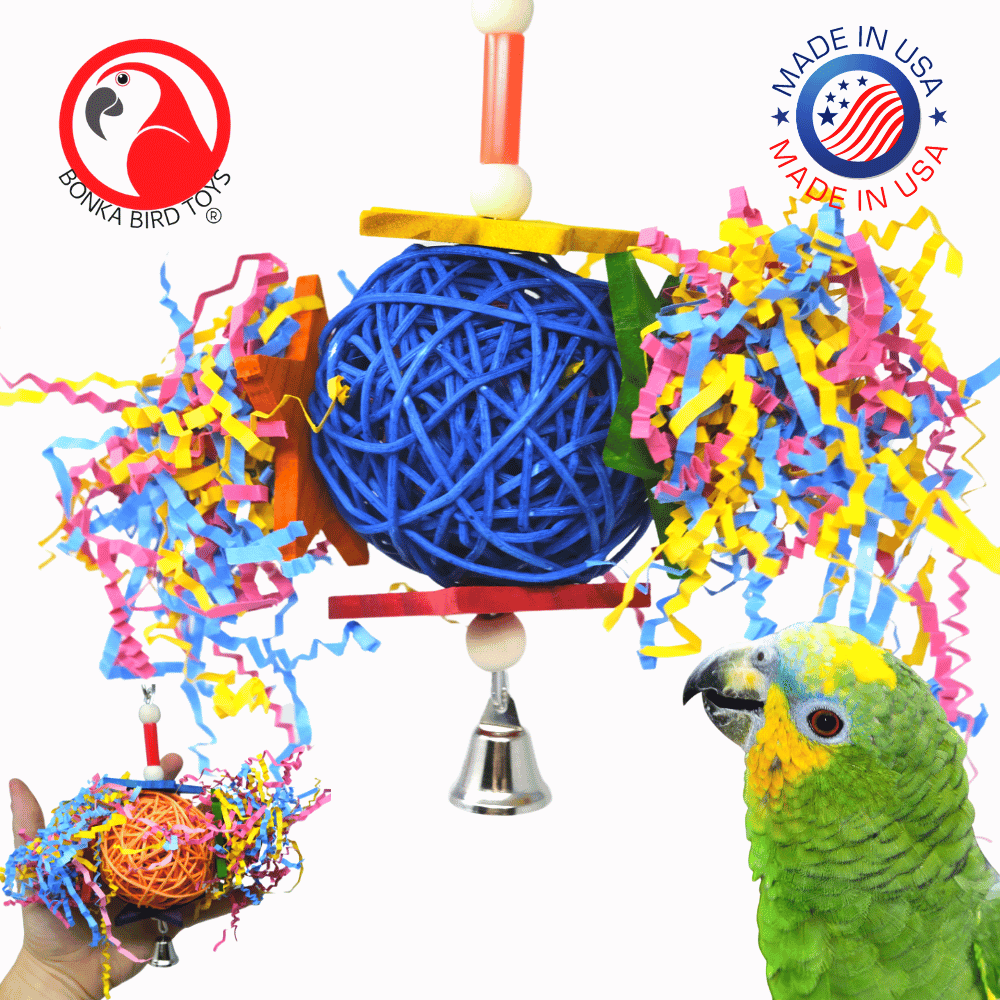 Bonka Bird Toys 1839 Foraging Star Medium Chew Preen Cage Toy - Walmart.com
