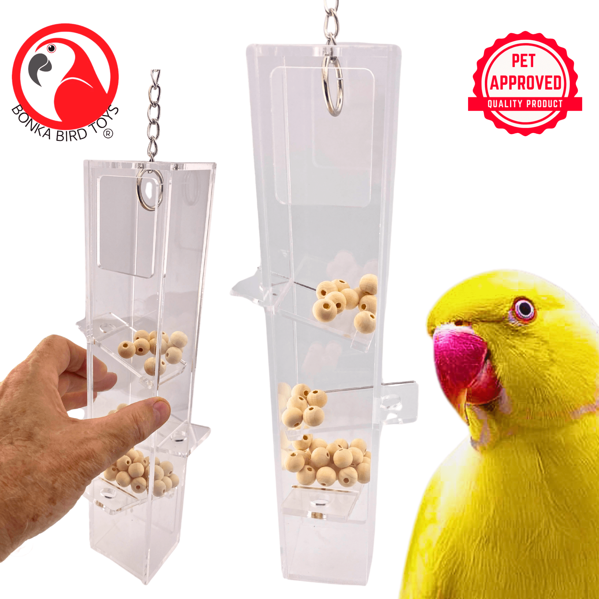 Bonka Bird Toys 2210 Large Slide and Snack Station Puzzle Treat ...