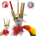 Bonka Bird Toys 2336 Chopsticks Medium Foraging Chew Shred Parrot Cage ...
