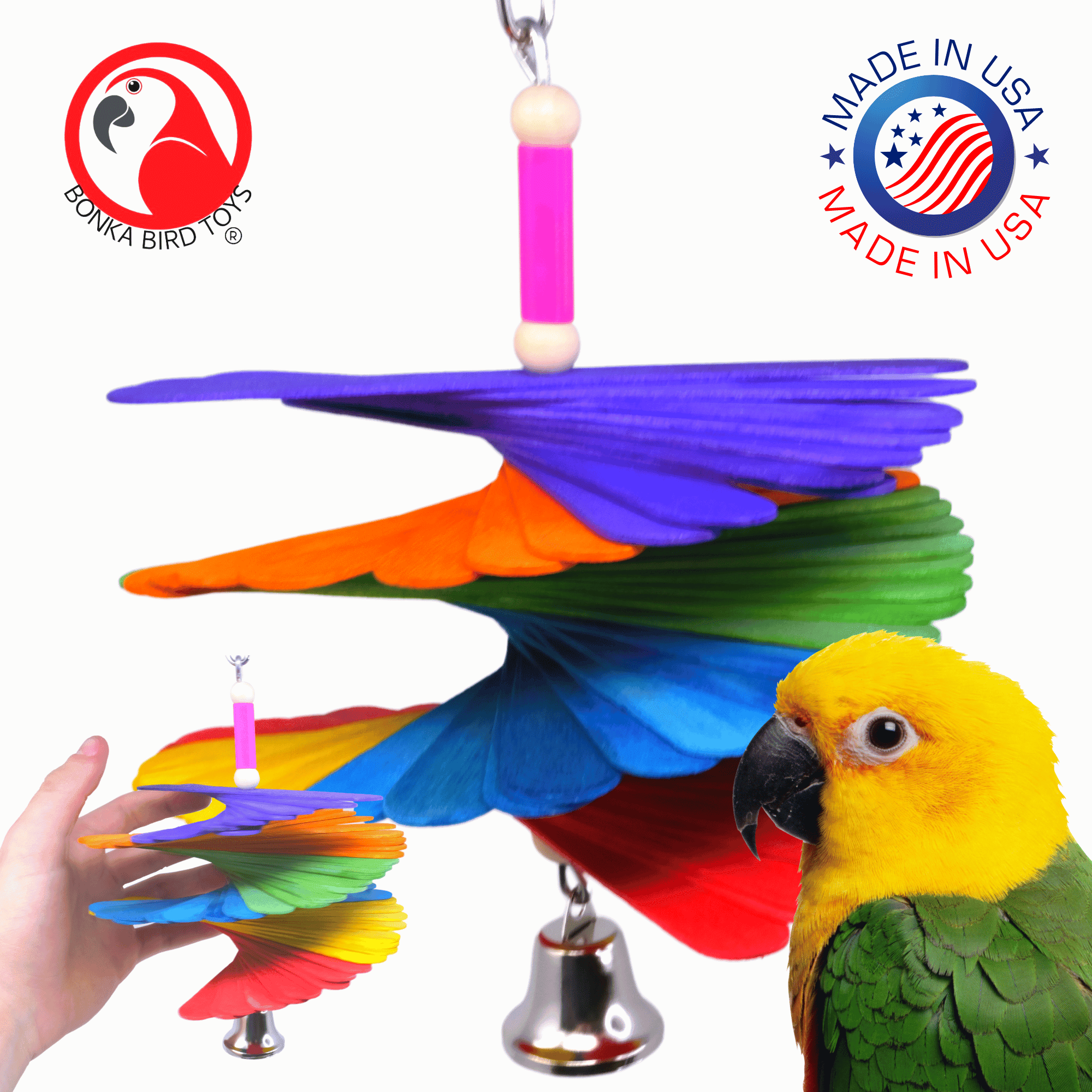 Bonka Bird Toys 2451 Rainbow Sticks - Walmart.com