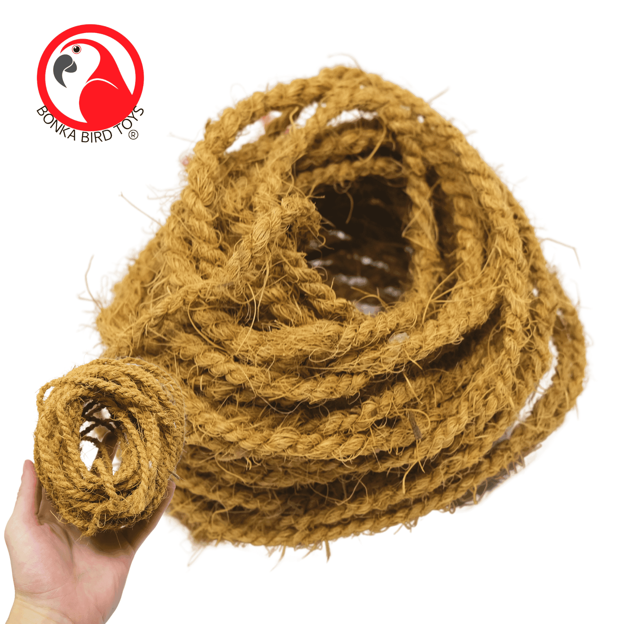 Bonka Bird Toys 3855 Coconut Fiber 30ft Cord Rope DIY Crafting Part ...