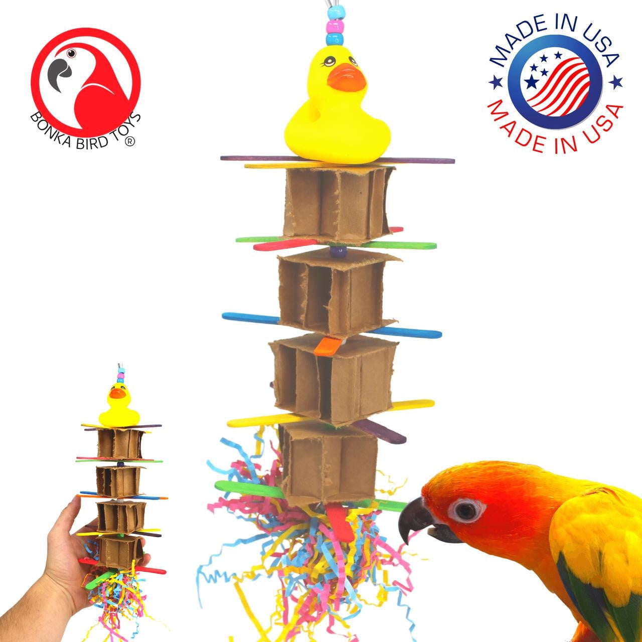 Bonka Bird Toys 3864 Sticky Duck - Walmart.com