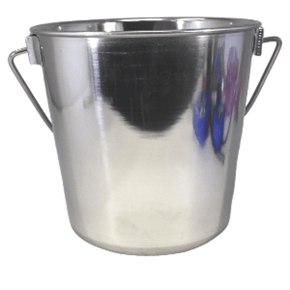 Bonka Bird Toys 800099 1 Quart Stainless Steel Pail Water Feed Bucket ...