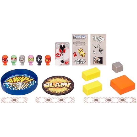 Bonkazonks Featuring Spider-Man Stackrobatic Stunt Set - Walmart.com