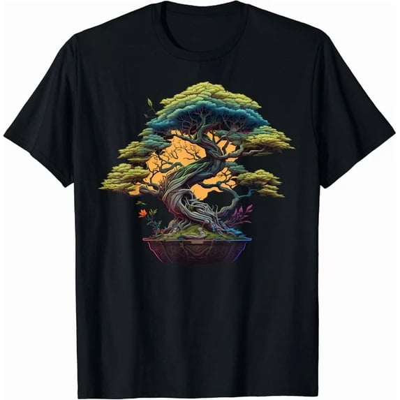 Bonkei Miniature Tree On Japanese Bonsai Tree Gift Unisex T-Shirt ...