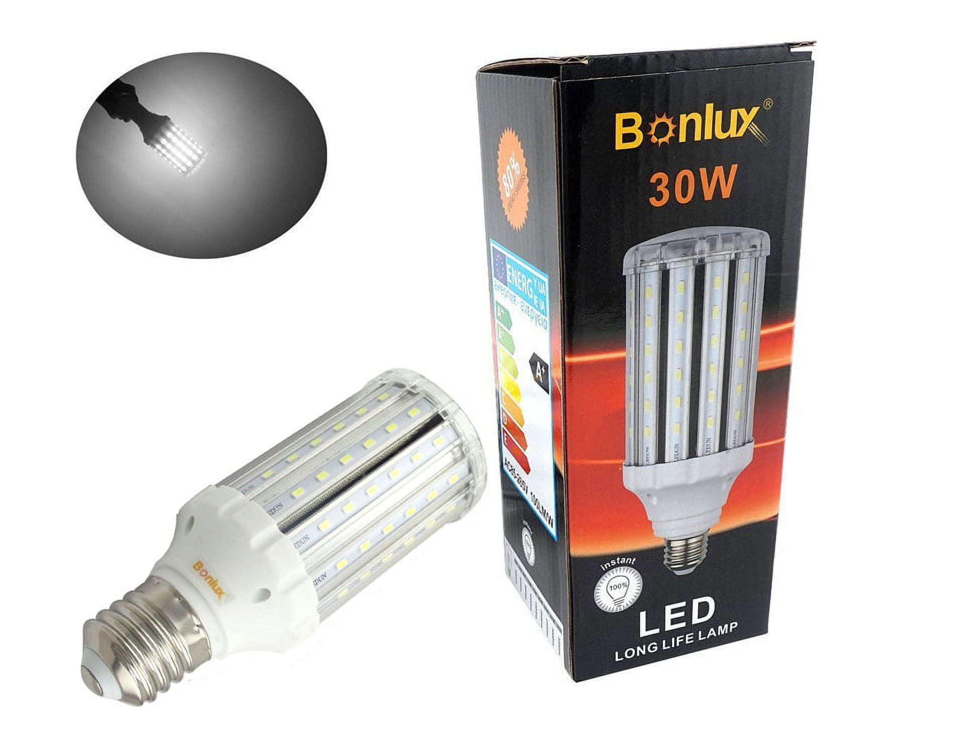 Bonlux 30W LED Corn Light Mogul Screw E40 E39 Base High Bay Retrofit ...
