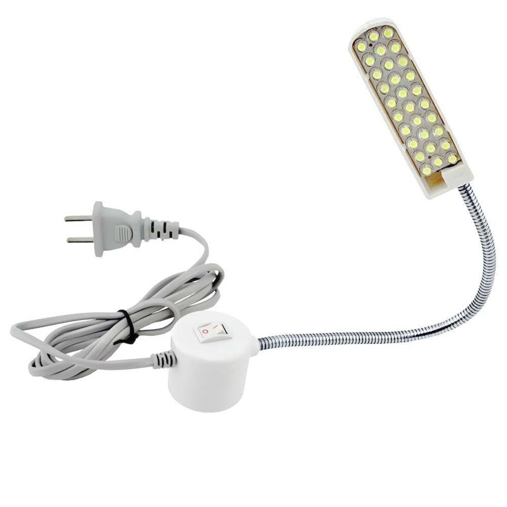 Bonlux LED Sewing Machine Light 2W Working Gooseneck Lamp 30 LEDs, with ...