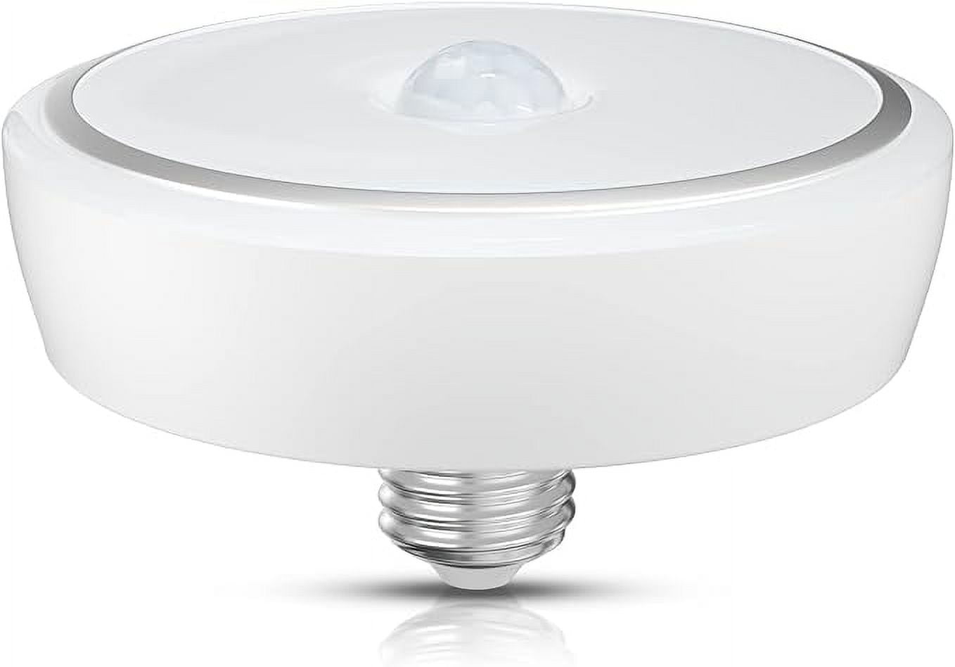 Bonlux Motion Sensor LED Ceiling Light Bulbs E26 Medium Base, 15W PIR UFO Motion Activated Night ...