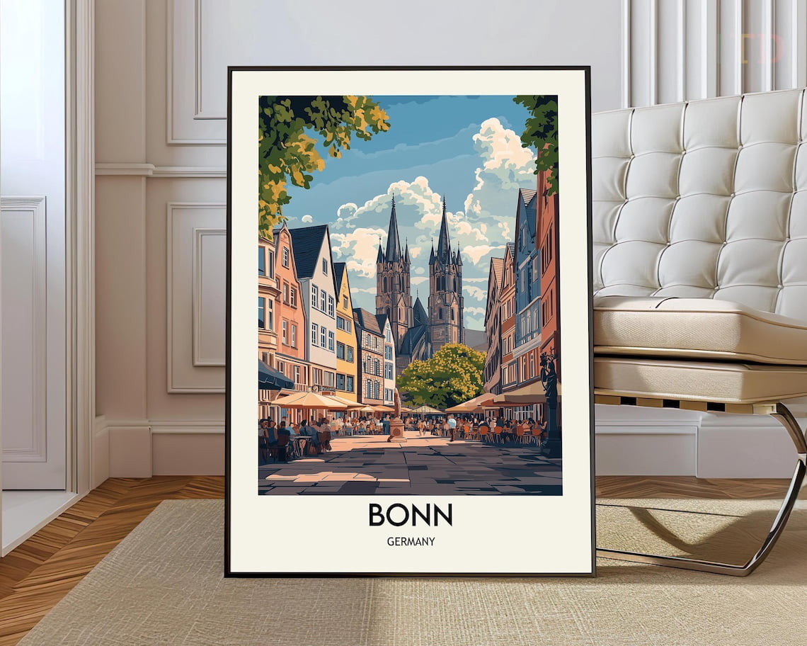 Bonn Germany Rhine City Poster, Unframed Paper Poster 11x14in - Walmart.com