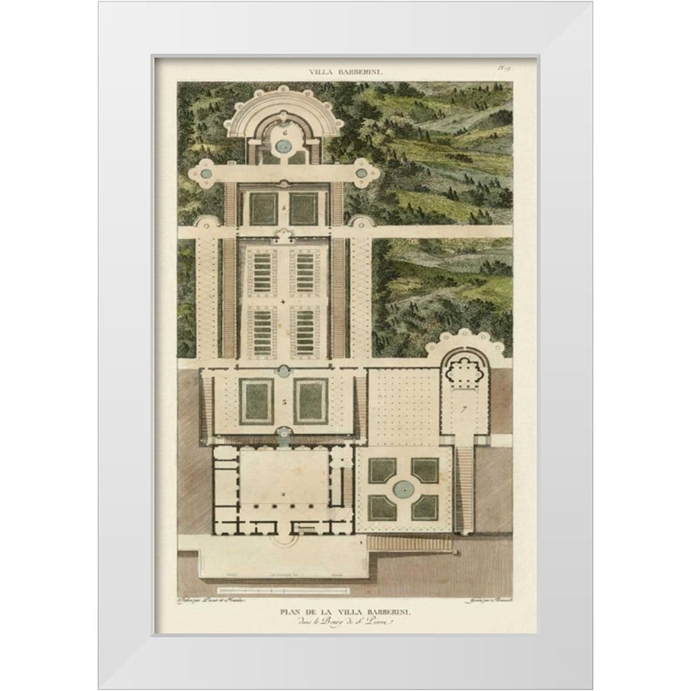 Bonnard 17x24 White Modern Wood Framed Museum Art Print Titled - Plan ...