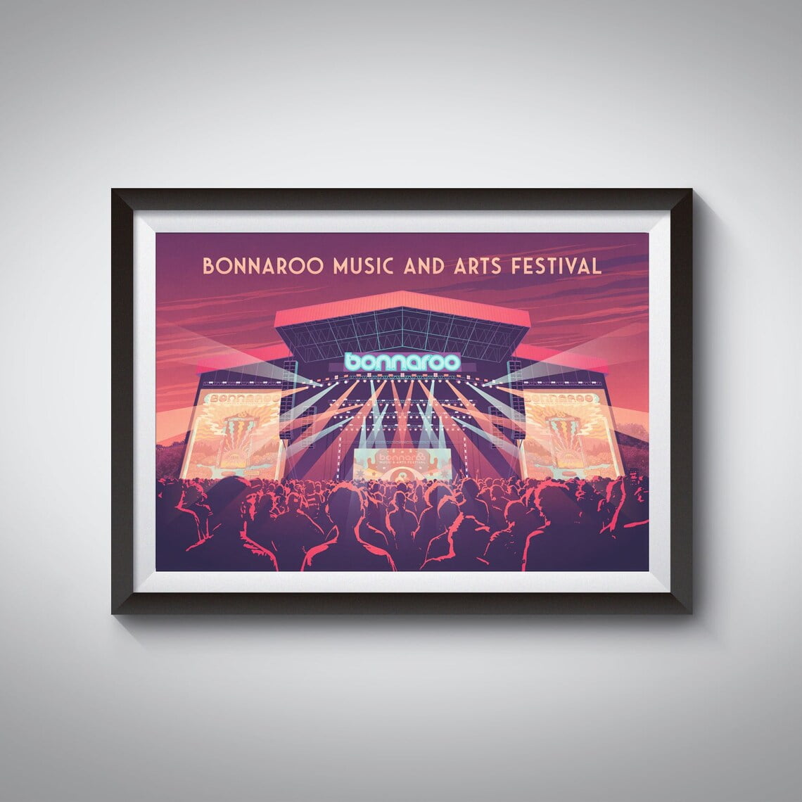 Bonnaroo Music And Arts Festival Poster, Manchester Tennessee, Travel ...