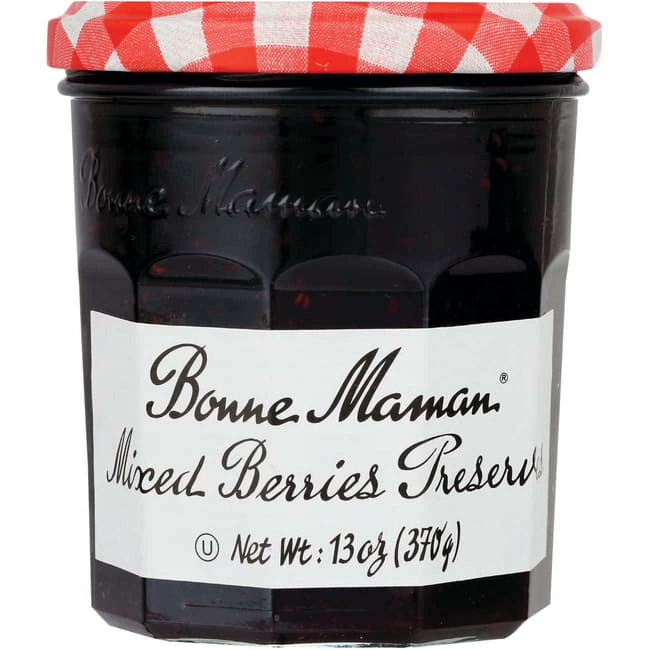 Bonne Maman All-Natural Non-GMO Kosher Mixed Berries Preserves, 13 oz ...