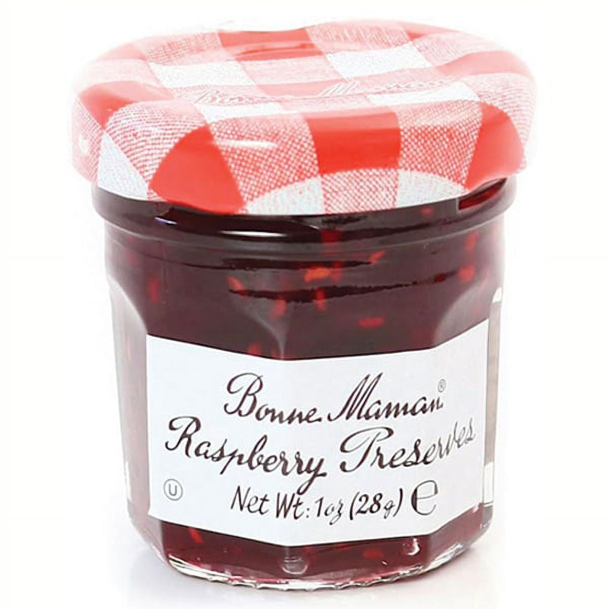 Bonne Maman Raspberry Mix Preserves 1 oz Jars - Pack of 60 - Walmart.com