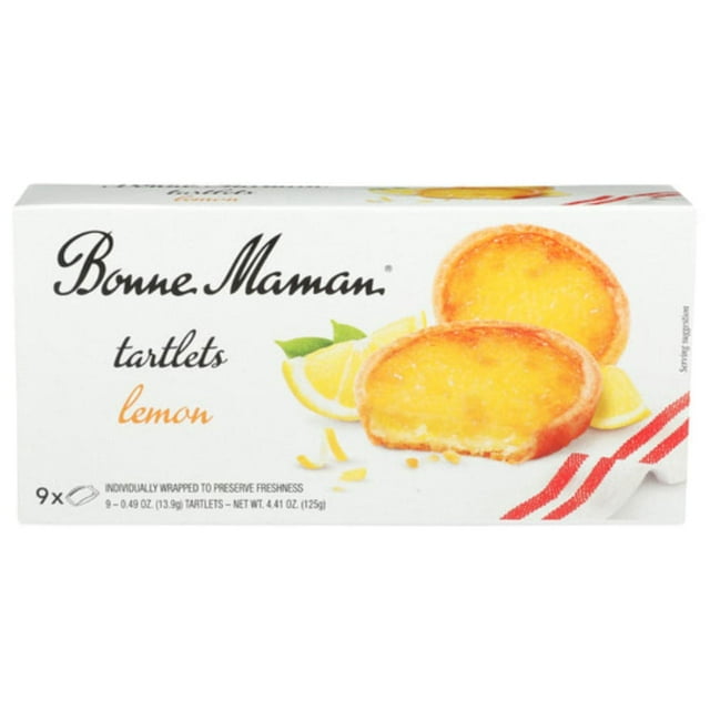 Bonne Maman Lemon Tartlets, 9 Tartlets with Zesty Lemon Filling in ...
