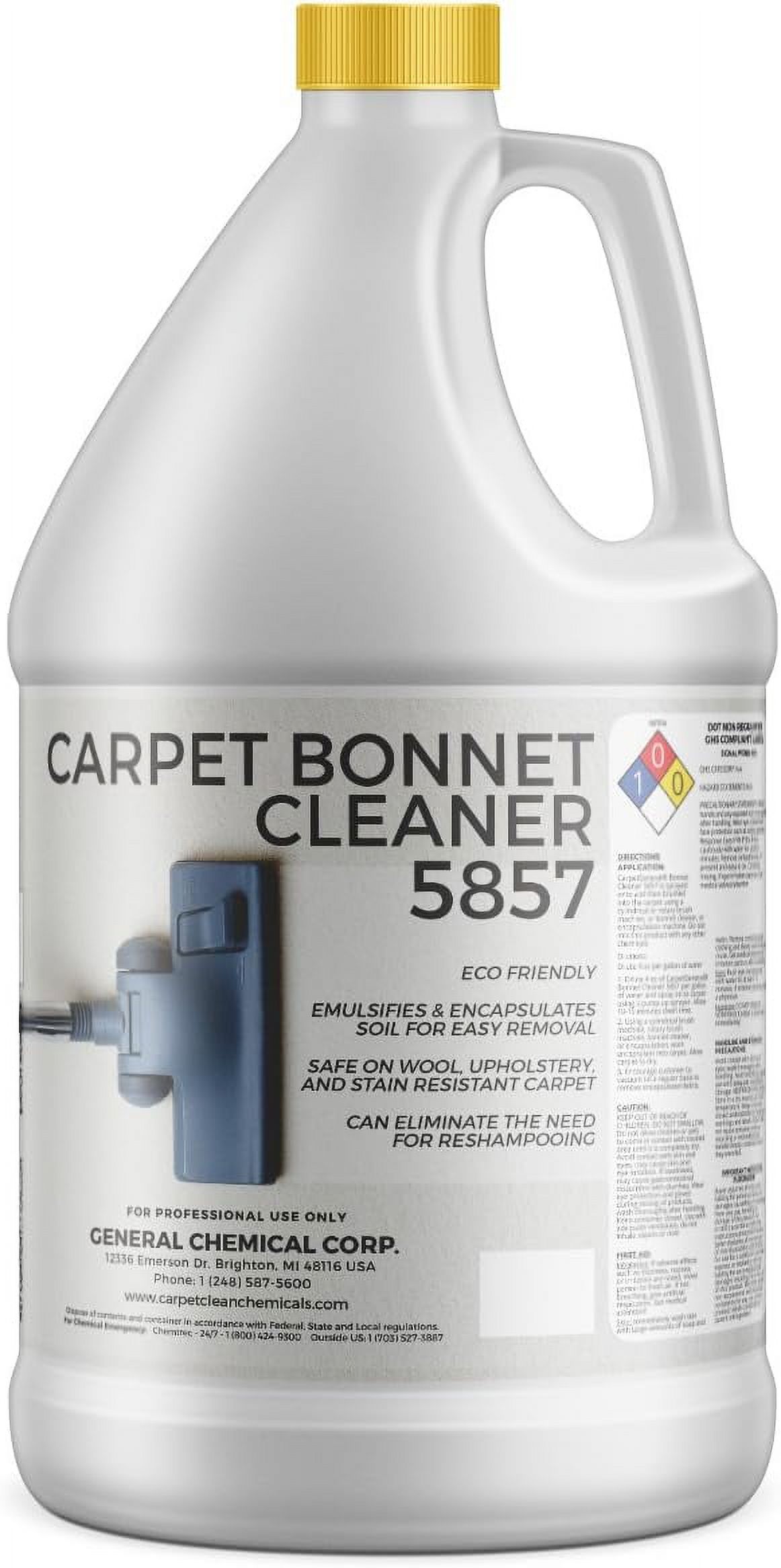 Bonnet Cleaner 5857 - Heavy Duty Shampoo Carpet Freshener Solution for ...