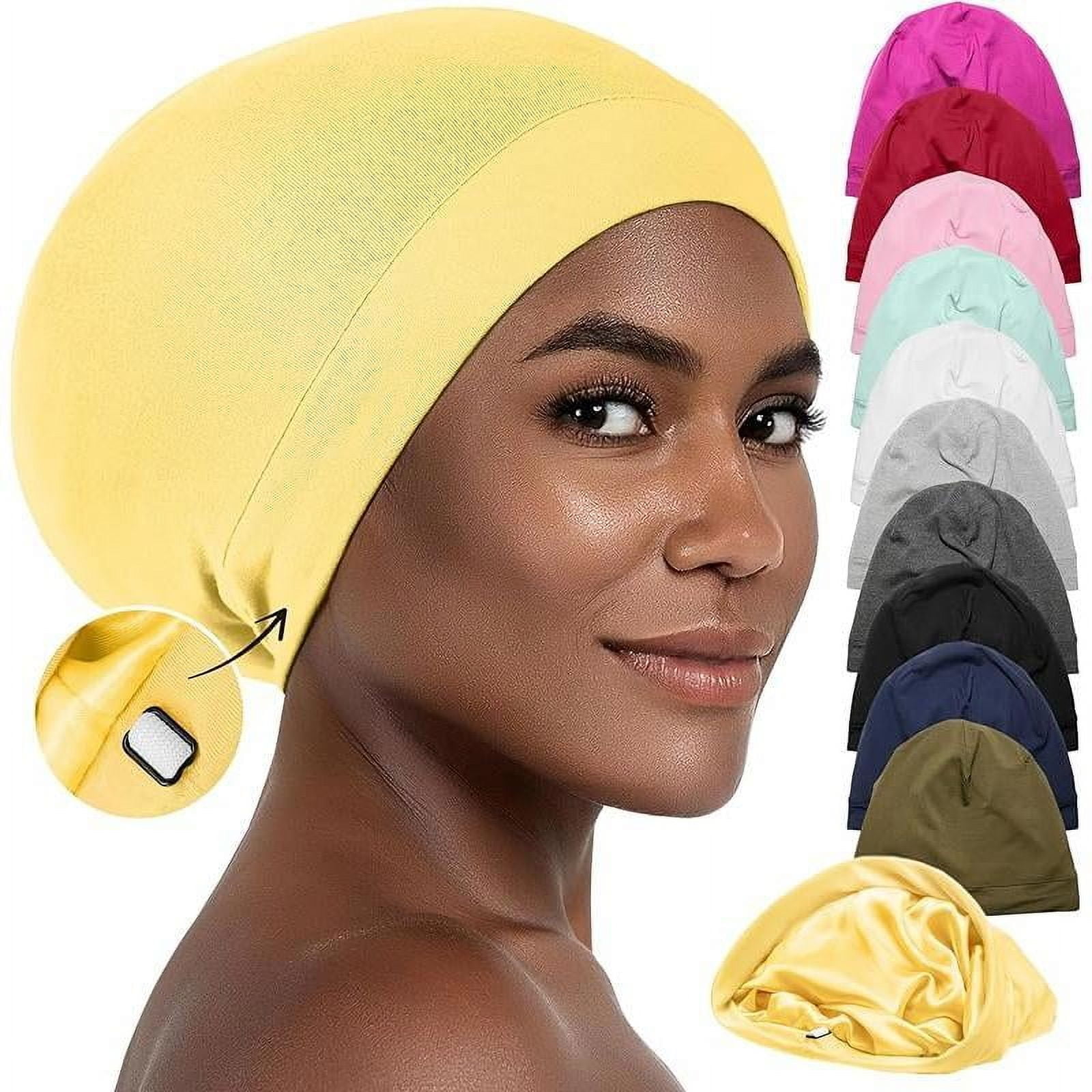 Bonnet Silk Bonnet for Sleeping Satin Bonnet Hair Bonnets Black Women ...