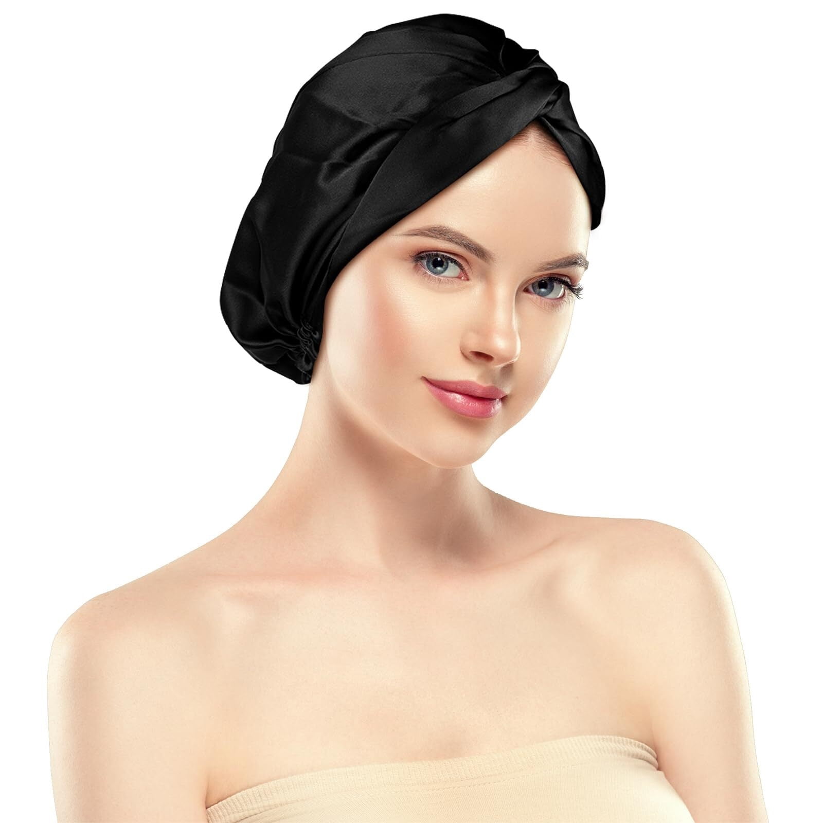 Bonnet for Sleeping, 22 Momme Grade-6A 100% Pure Mulberry Silk Bonnet ...