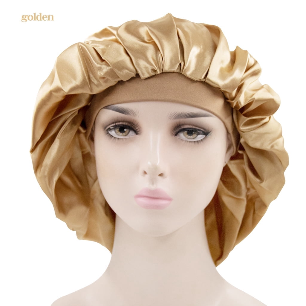 Bonnet for Women Men,Hair Bonnet for Sleeping,Double Layer Satin ...