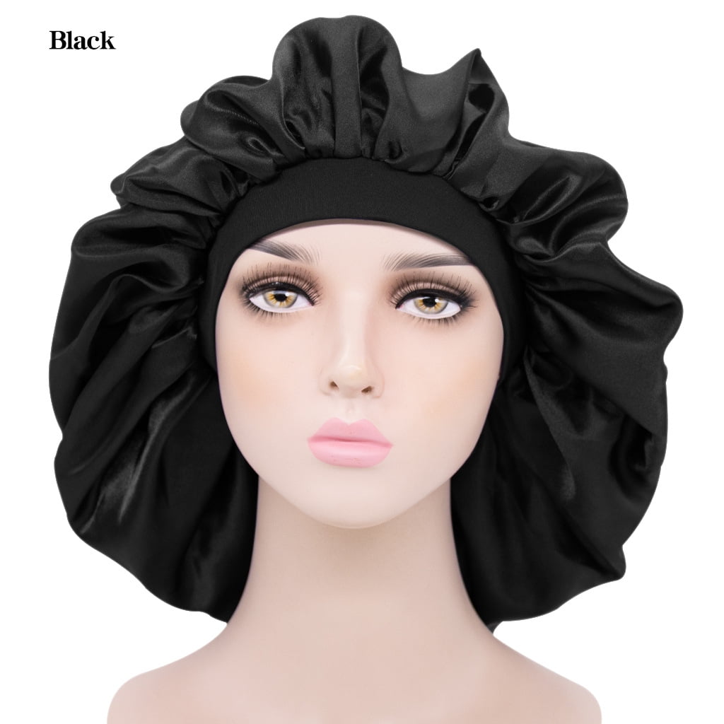 Bonnet for Women Men,Hair Bonnet for Sleeping,Double Layer Satin ...