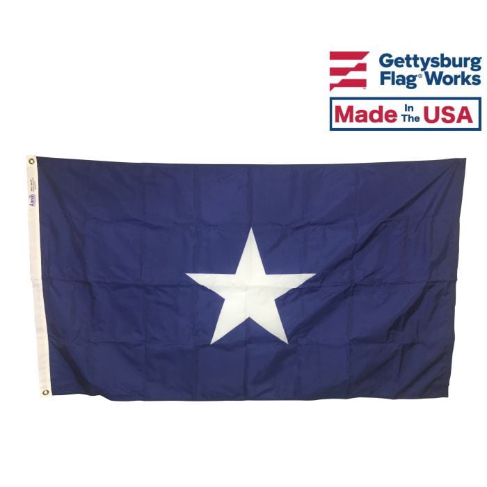 Bonnie Blue Flag, 3 x 5 feet, Sewn All Weather Nylon for Outdoor use ...