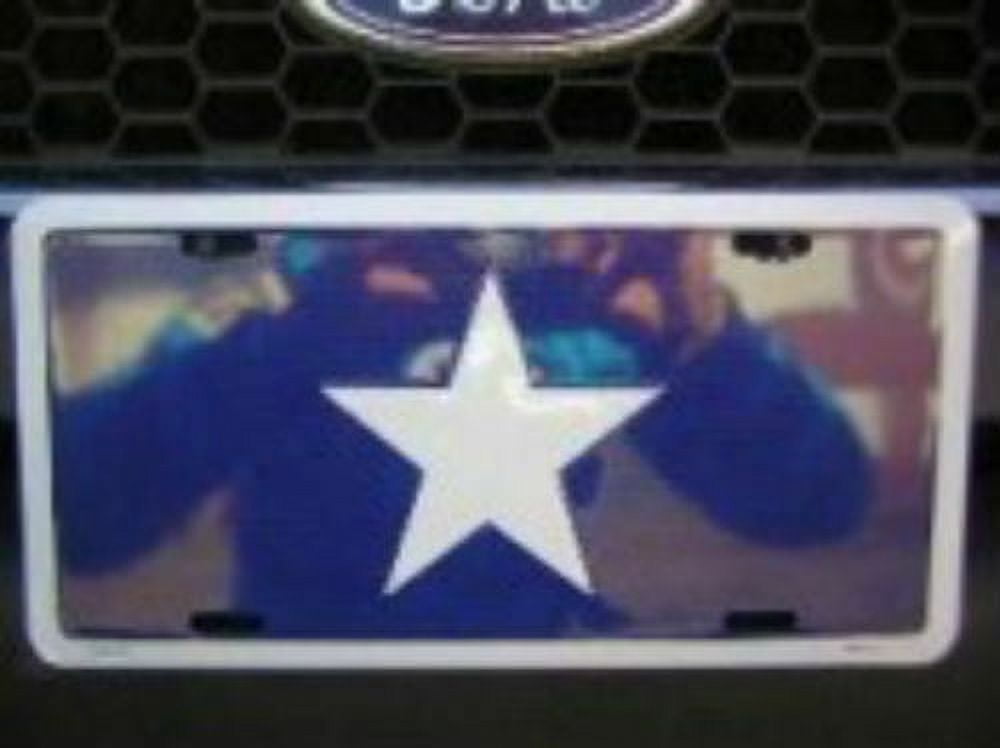 Bonnie Blue Flag Metal License Plate Tag USA auto car south LM001 ...