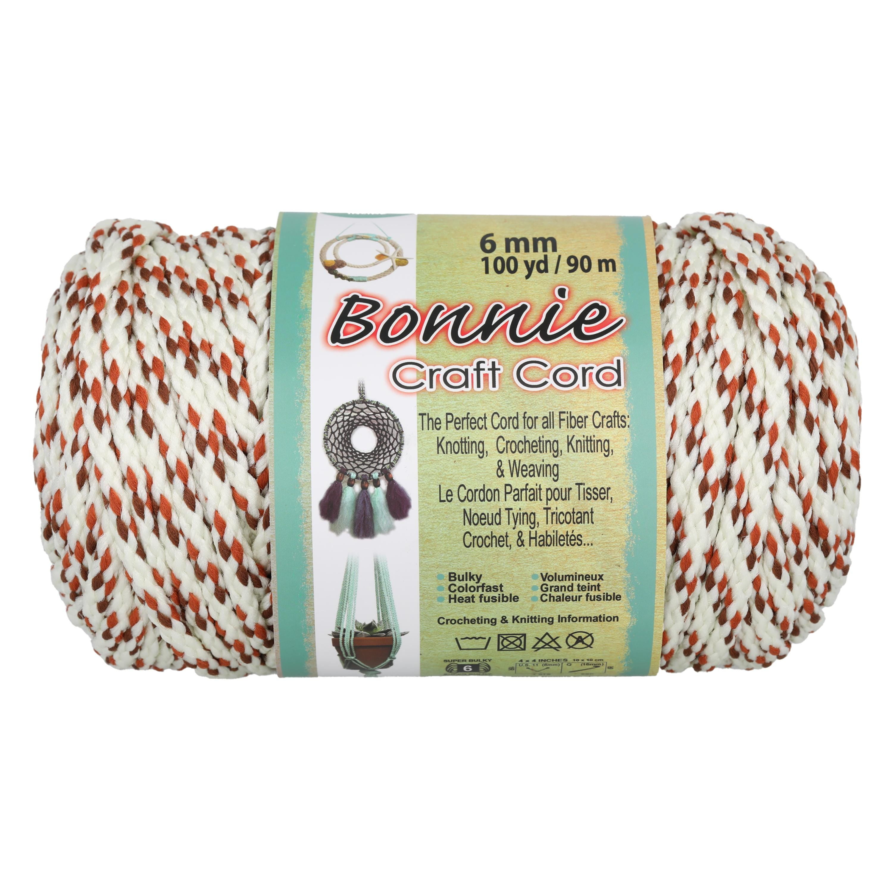 Bonnie Braided Craft Cord – Indian Corn, 100 Yds (90m), 6mm, Super ...