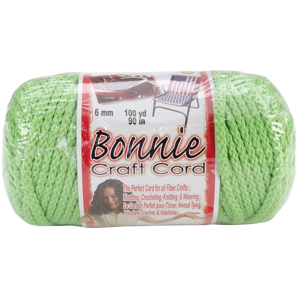 Bonnie Macrame Craft Cord 6mmX100yd-Parrot - Walmart.com