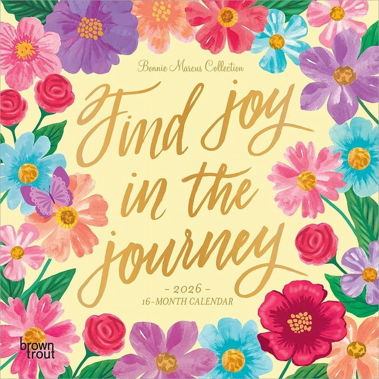 Bonnie Marcus Official 2026 7 X 14 Inch (Hanging) Monthly Mini Wall ...