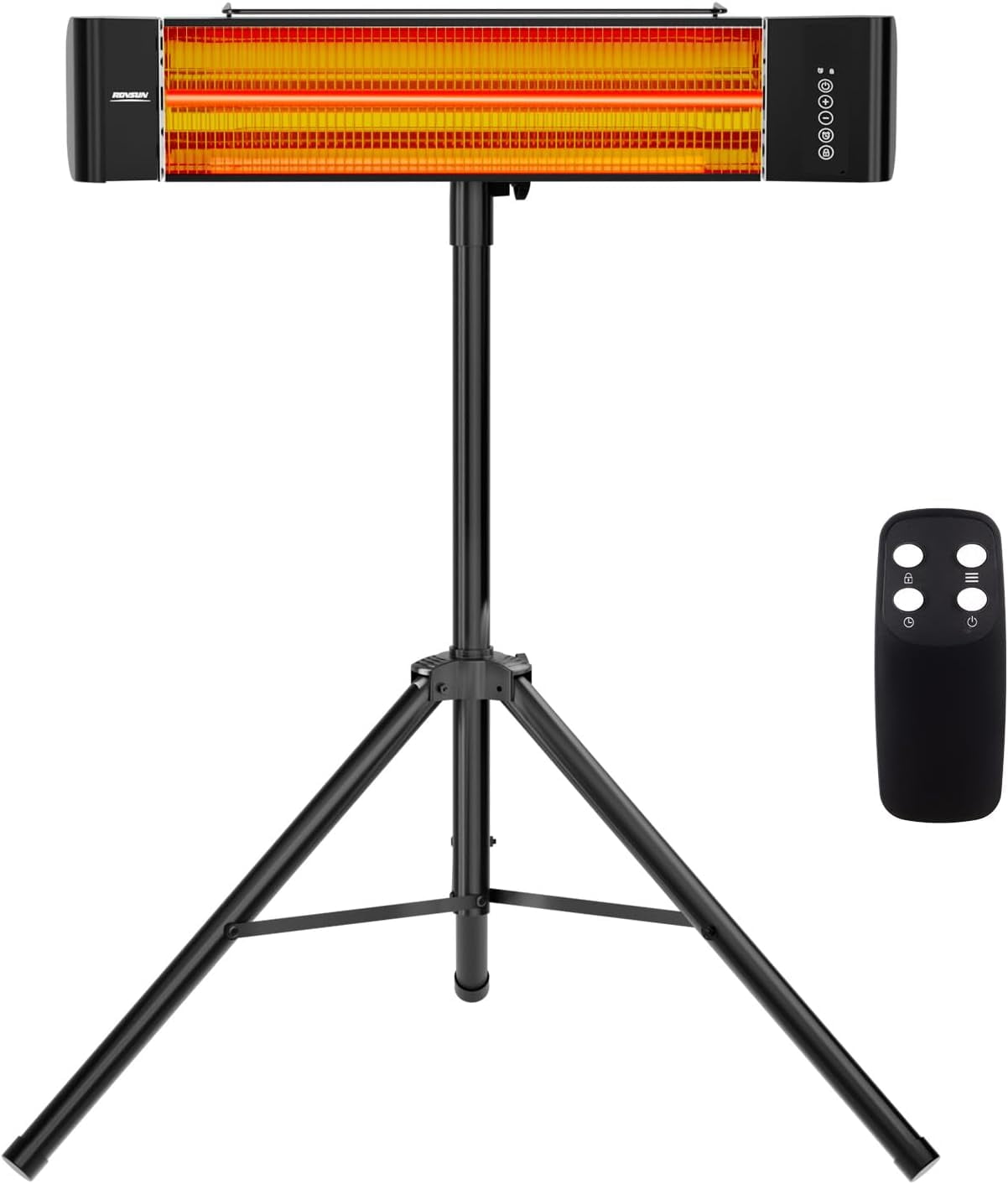 Bonnlo 1500W Outdoor Electric Heater with Remote & Timer, Patio ...