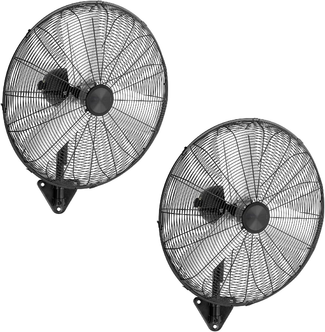 Bonnlo 20 Inch Oscillating Wall Mounted Fan, 3-Speed 4710CFM Industria ...