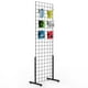 Bonnlo 6' x 2' Wire Grid Panel Tower with T-Base Floorstanding,Wire ...