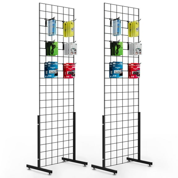 H-Unit Pegboard Floor Display on Revolving Base. Spinner Rack Stand ...