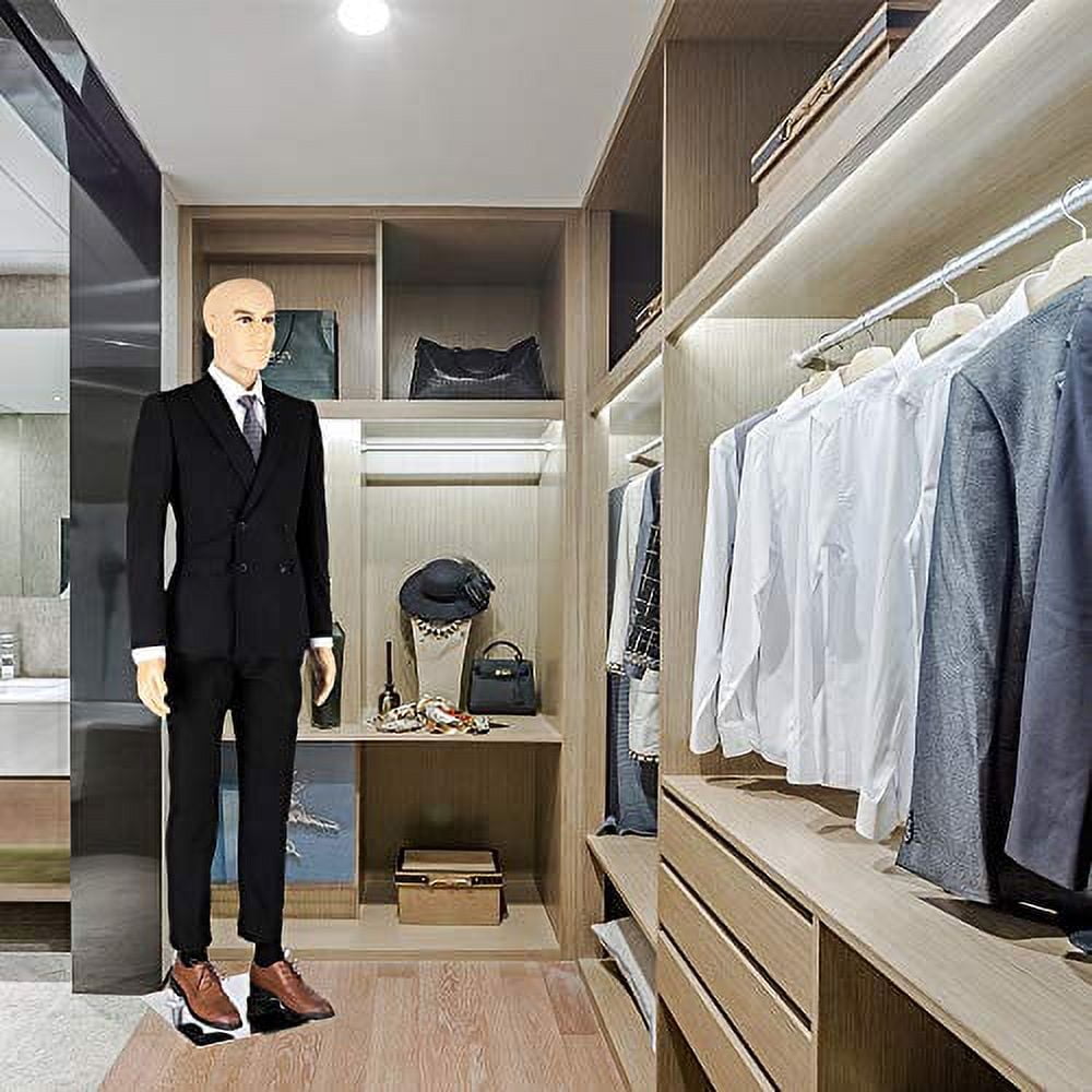 Bonnlo 72inch Male Mannequin Full Body Adjustable Mannequin Torso Dress ...